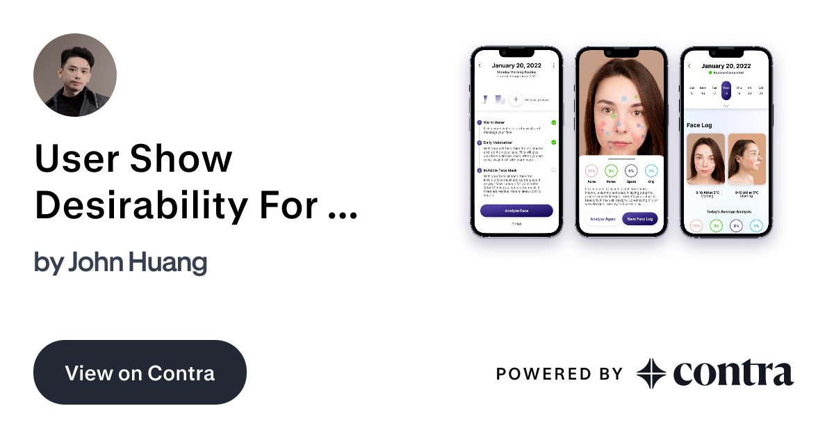 User Show Desirability For Identifying Skin Health And Personal… by ...
