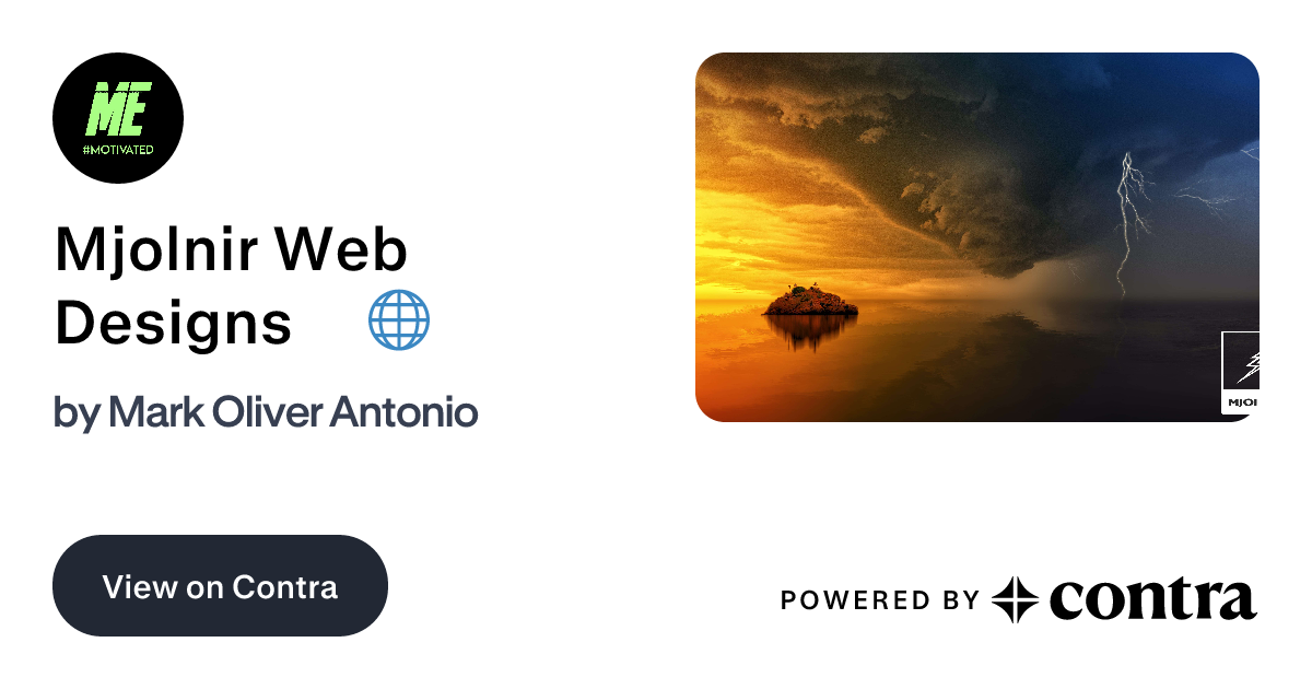 Mjolnir Web Designs ⚡🌐 by Mark Oliver Antonio