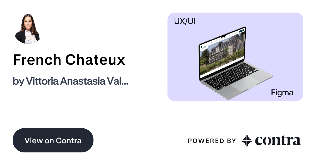 French Chateux by Vittoria Anastasia Valentini