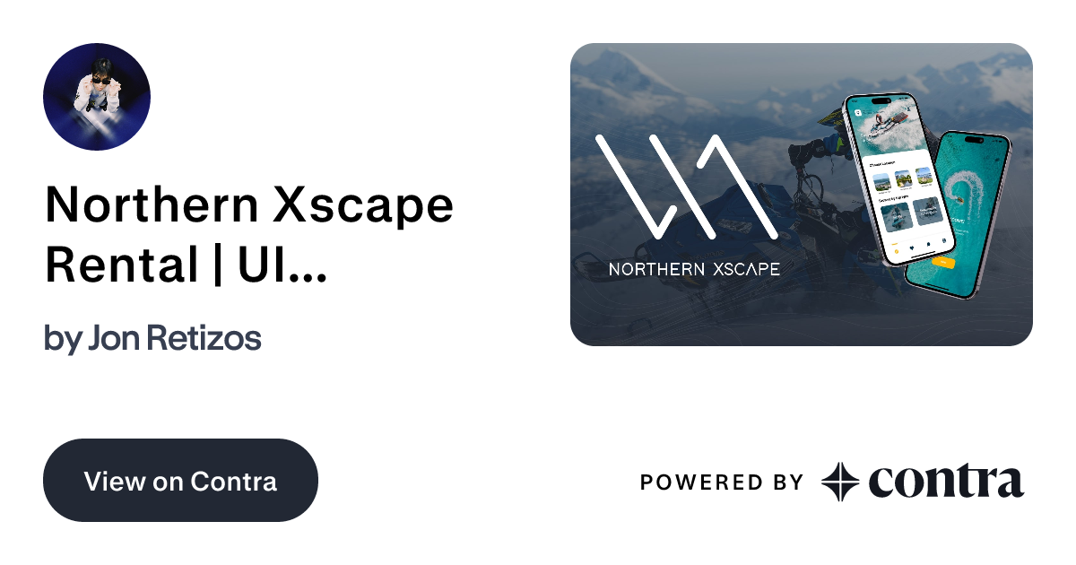 Northern Xscape Rental | UI/UX Case Study by Jon Retizos