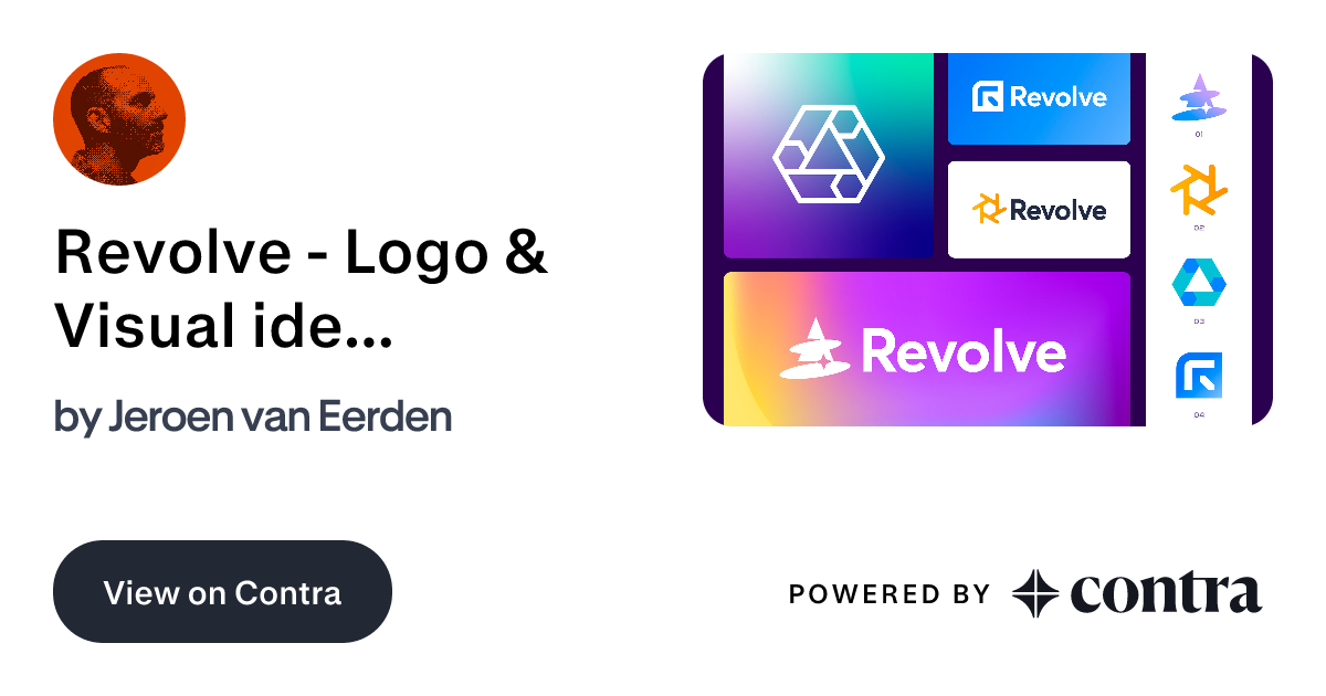 Revolve - Logo & Visual identity by Jeroen van Eerden
