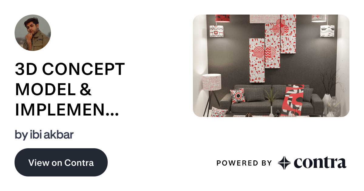 3D CONCEPT MODEL & IMPLEMENTATION by ibi akbar