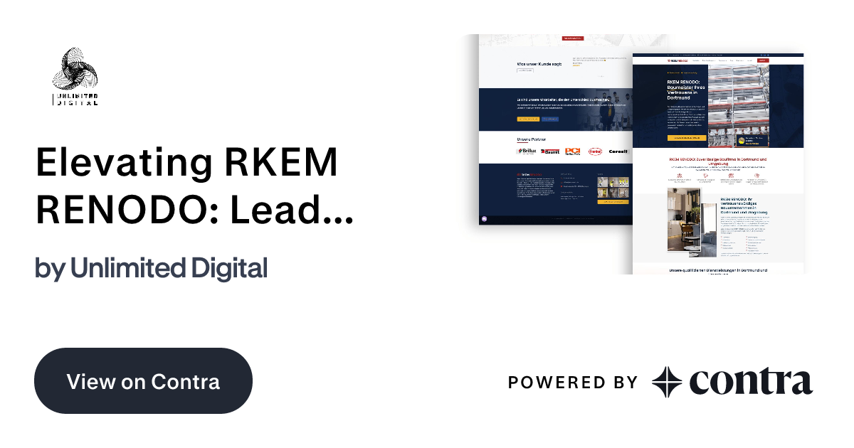 Elevating RKEM RENODO: Lead-Boosting Web Design by Unlimited Digital