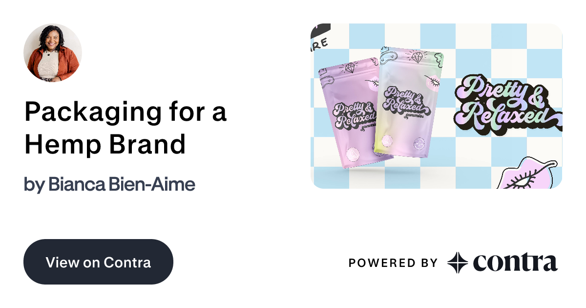 Packaging for a Hemp Brand by Bianca Ashley