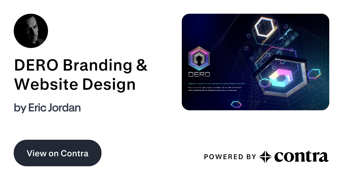 DERO Branding & Website Design by Eric Jordan