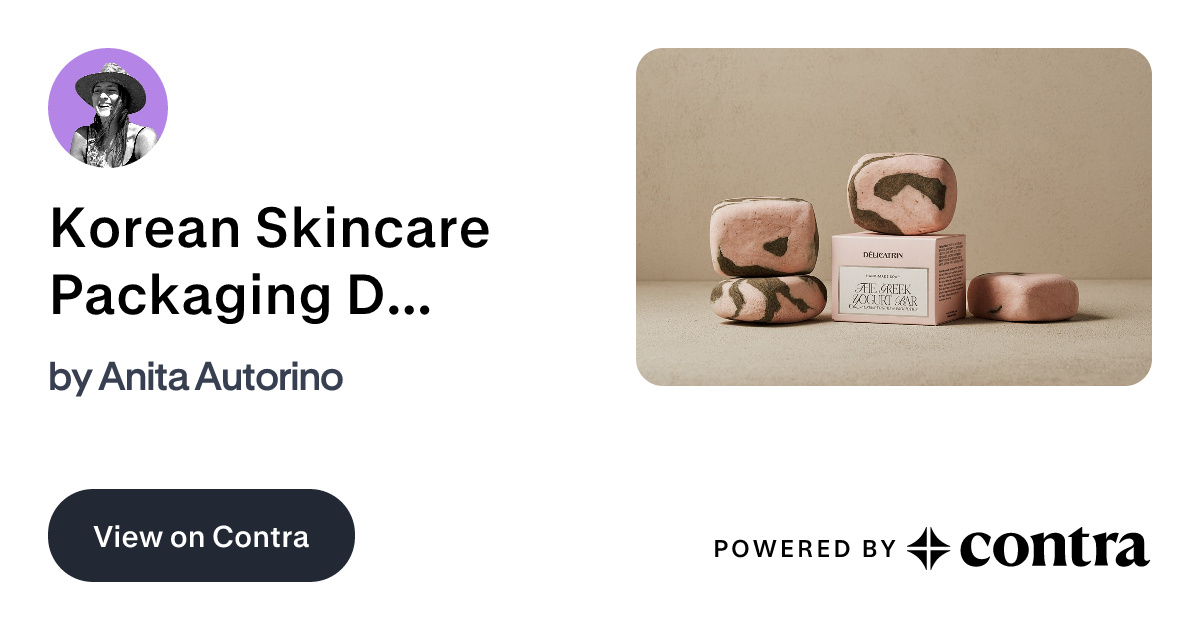 Korean Skincare Packaging Design by Anita Autorino
