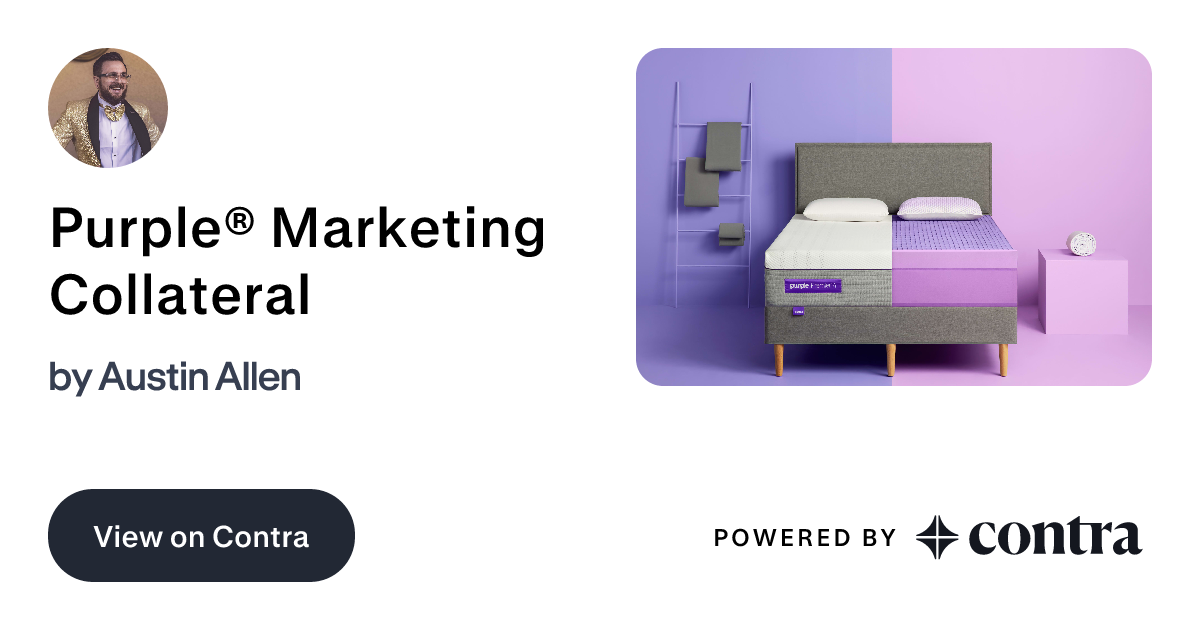 Purple® Marketing Collateral by Austin Allen