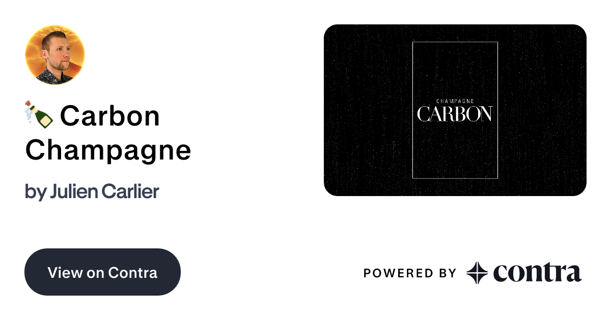 🍾 Carbon Champagne by Julien Carlier