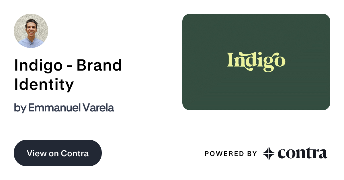 Indigo - Brand Identity by Emmanuel Varela