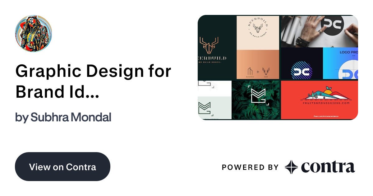 Graphic Design for Brand Identity by Subhra Mondal
