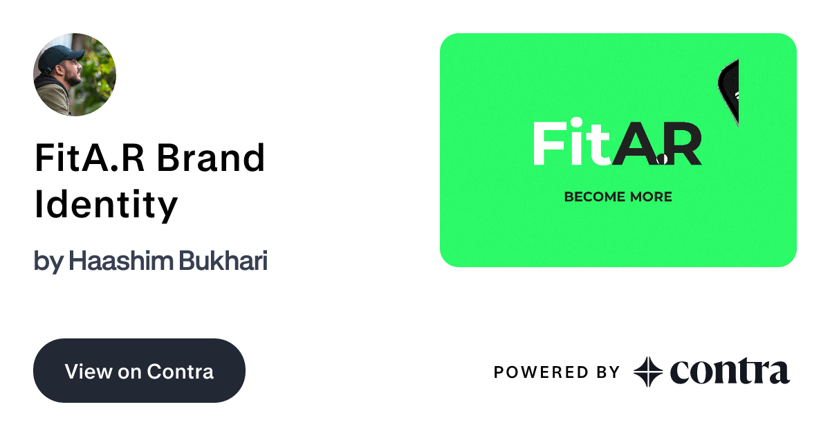 FitA.R Brand Identity by Haashim Bukhari