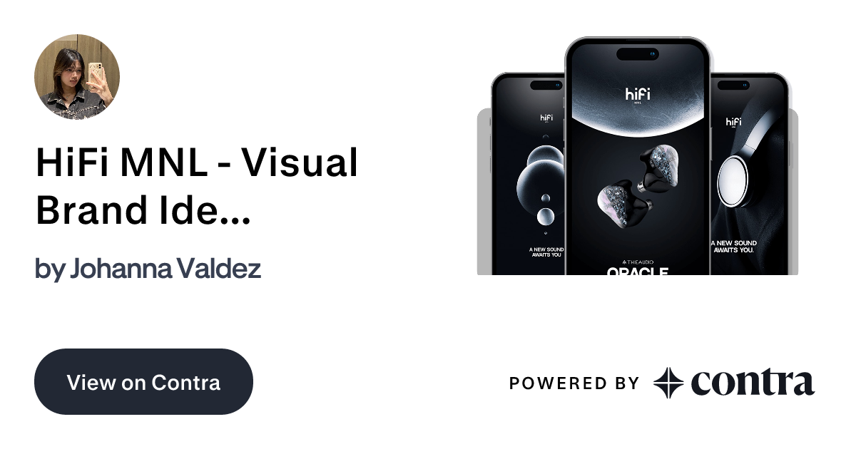 HiFi MNL - Visual Brand Identity & Web Design by Johanna Valdez