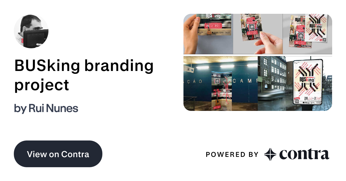 BUSking branding project by Rui Nunes