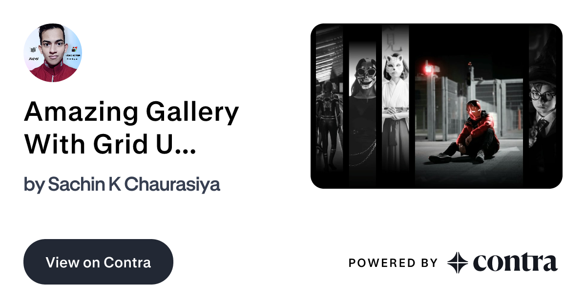 Amazing Gallery With Grid Using HTML CSS by Sachin K Chaurasiya