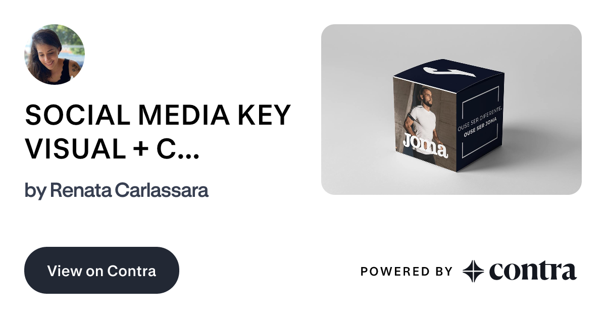 SOCIAL MEDIA KEY VISUAL + CAMPAIGN DEVELOPMENT- Joma on Behance by ...