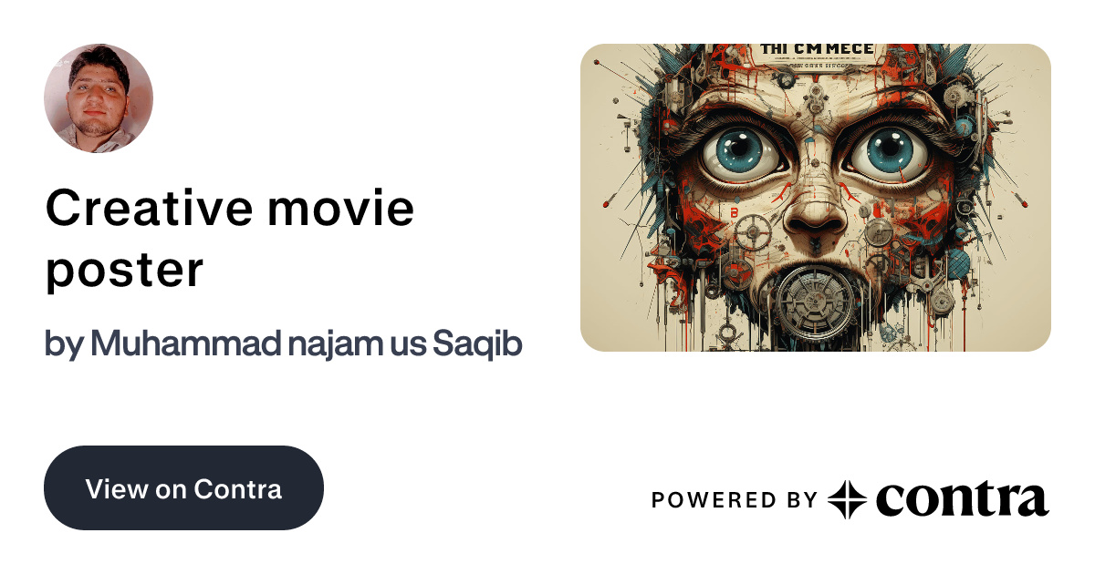 Creative movie poster by Muhammad najam us Saqib