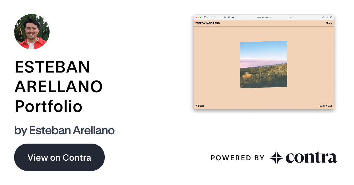 ESTEBAN ARELLANO Portfolio by Esteban Arellano