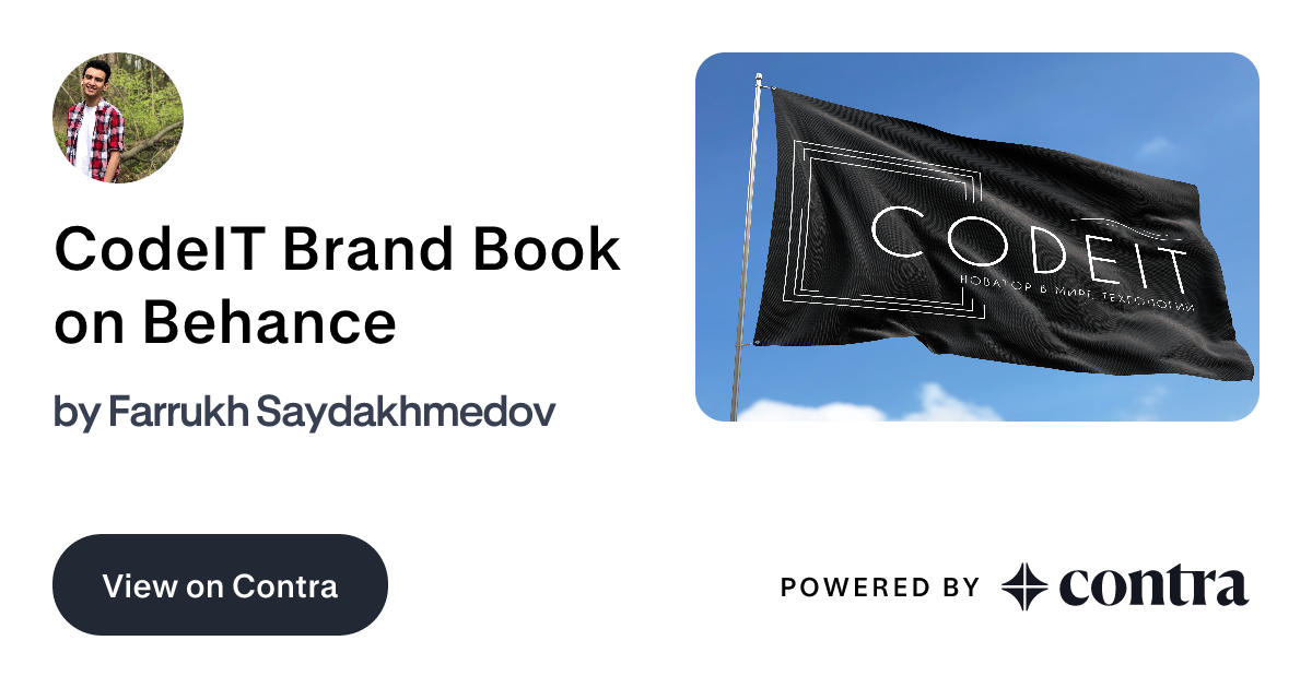 CodeIT Brand Book on Behance by Farrukh Saydakhmedov