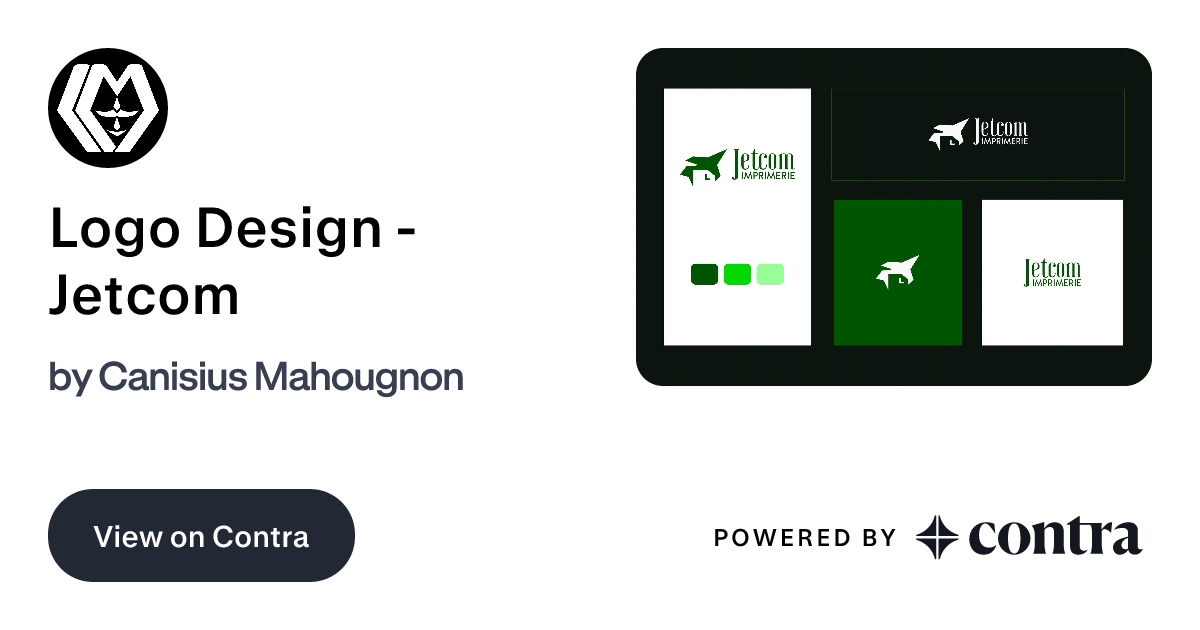 Logo Design - Jetcom by Canisius Mahougnon