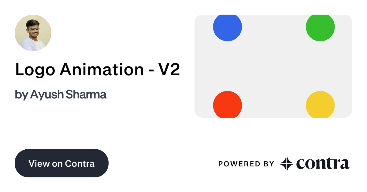 Logo Animation - V2 by Ayush Sharma
