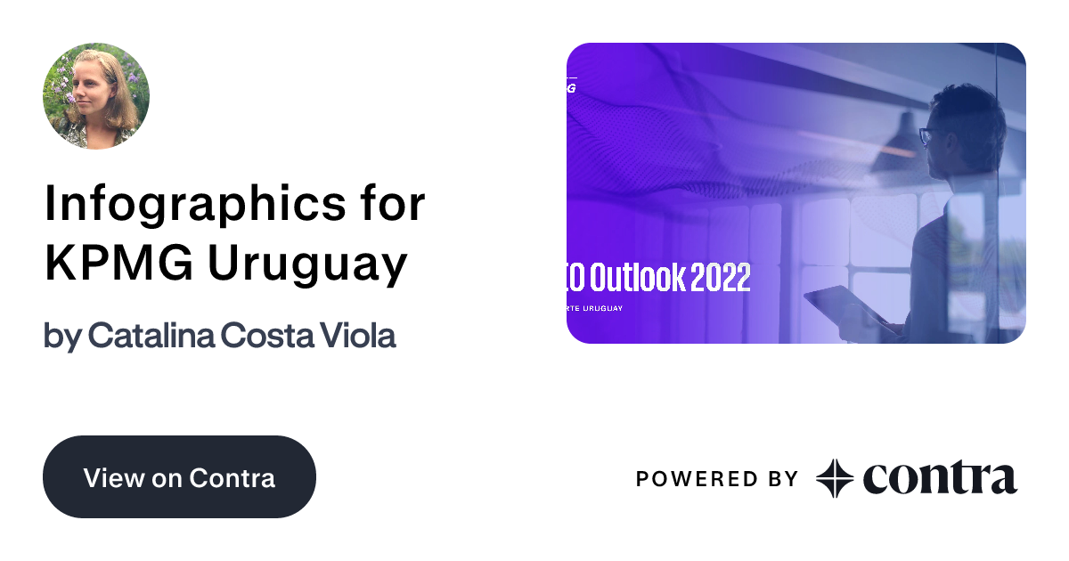 Infographics for KPMG Uruguay by Catalina Costa Viola