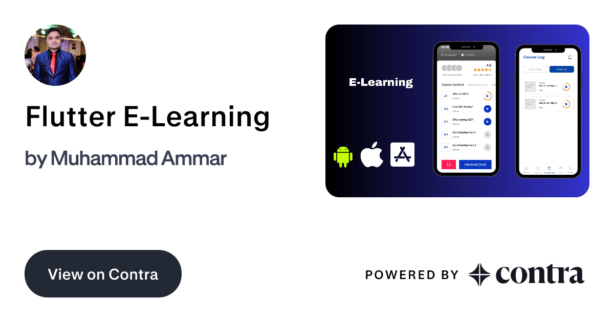 Flutter E-Learning by Muhammad Ammar