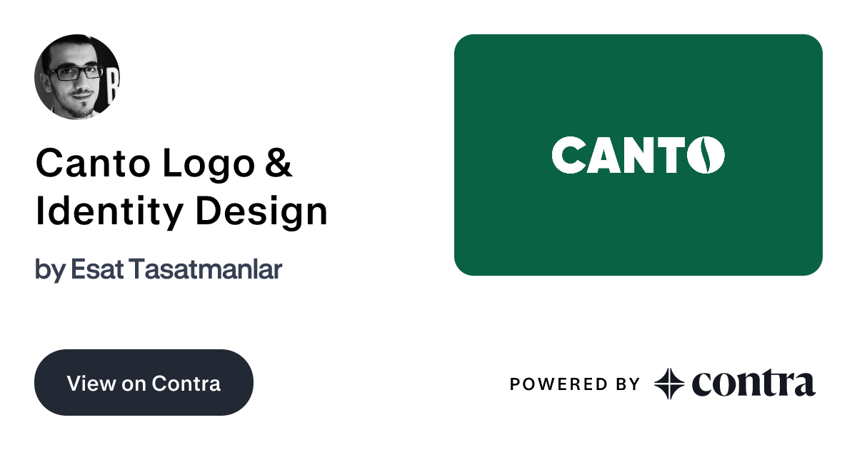 Canto Logo & Identity Design by Esat Tasatmanlar