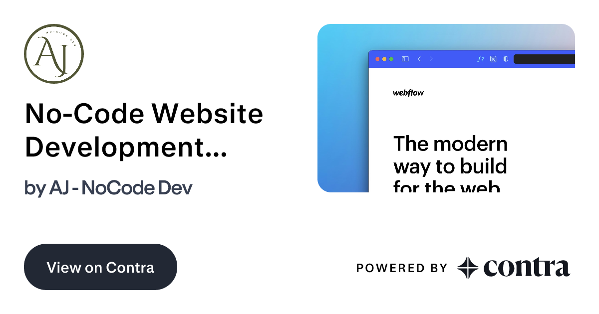 No-Code Website Development with Airtable Integration by AJ - NoCode Dev