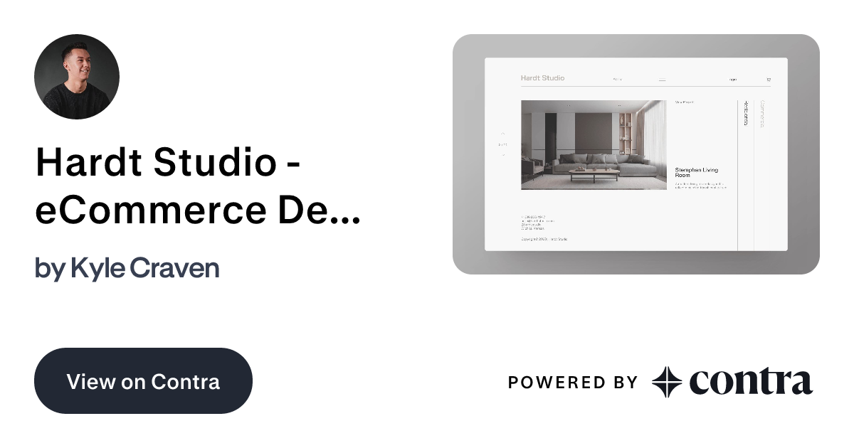 Hardt Studio - eCommerce Development by Kyle Craven