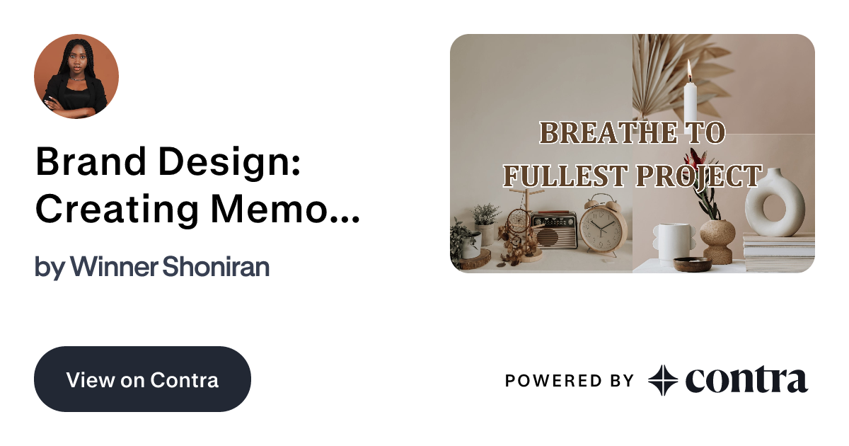 Brand Design: Creating Memorable and Cohesive Visual Identity by Winner ...