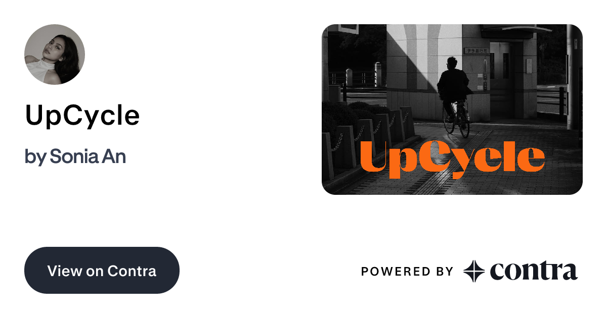 UpCycle by Sonia An