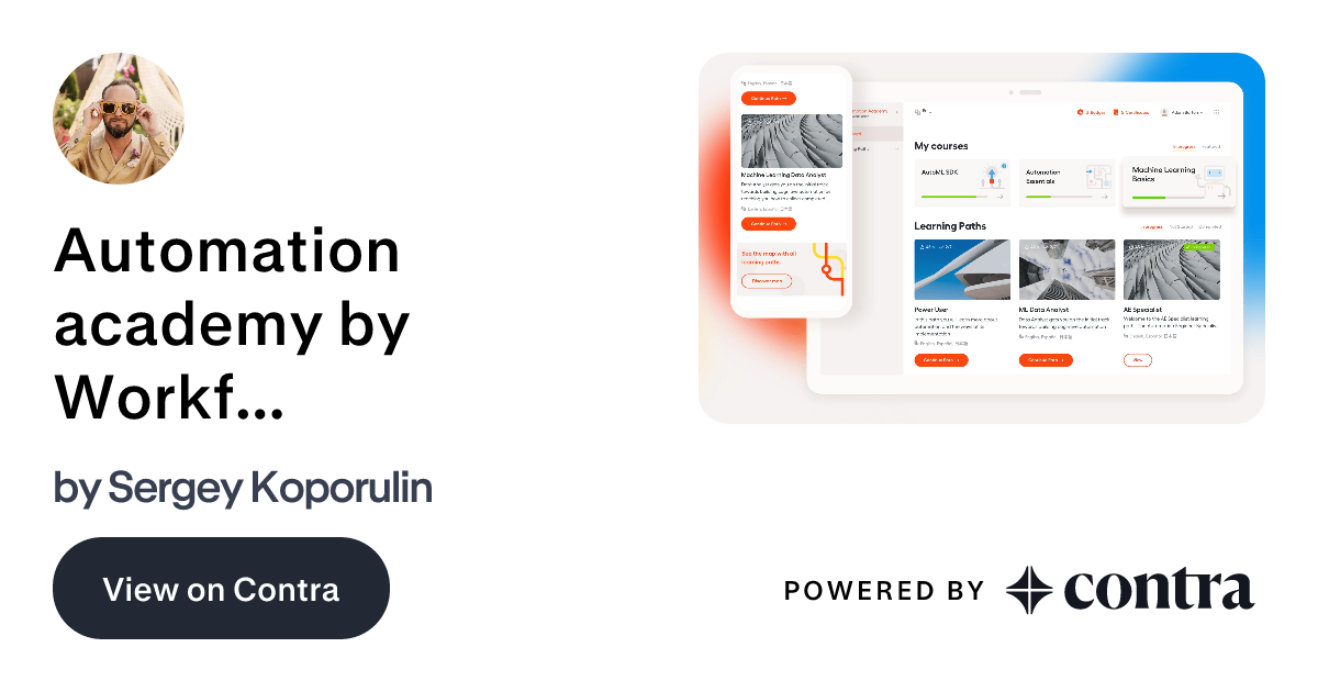 Automation Academy By Workfusion — Learning Management System By Sergey Koporulin