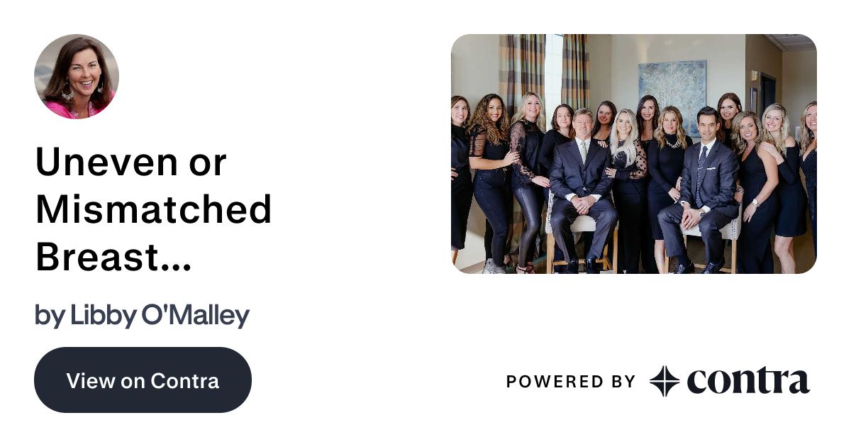 Uneven or Mismatched Breasts: Causes, Treatments, Risks & More by Libby ...