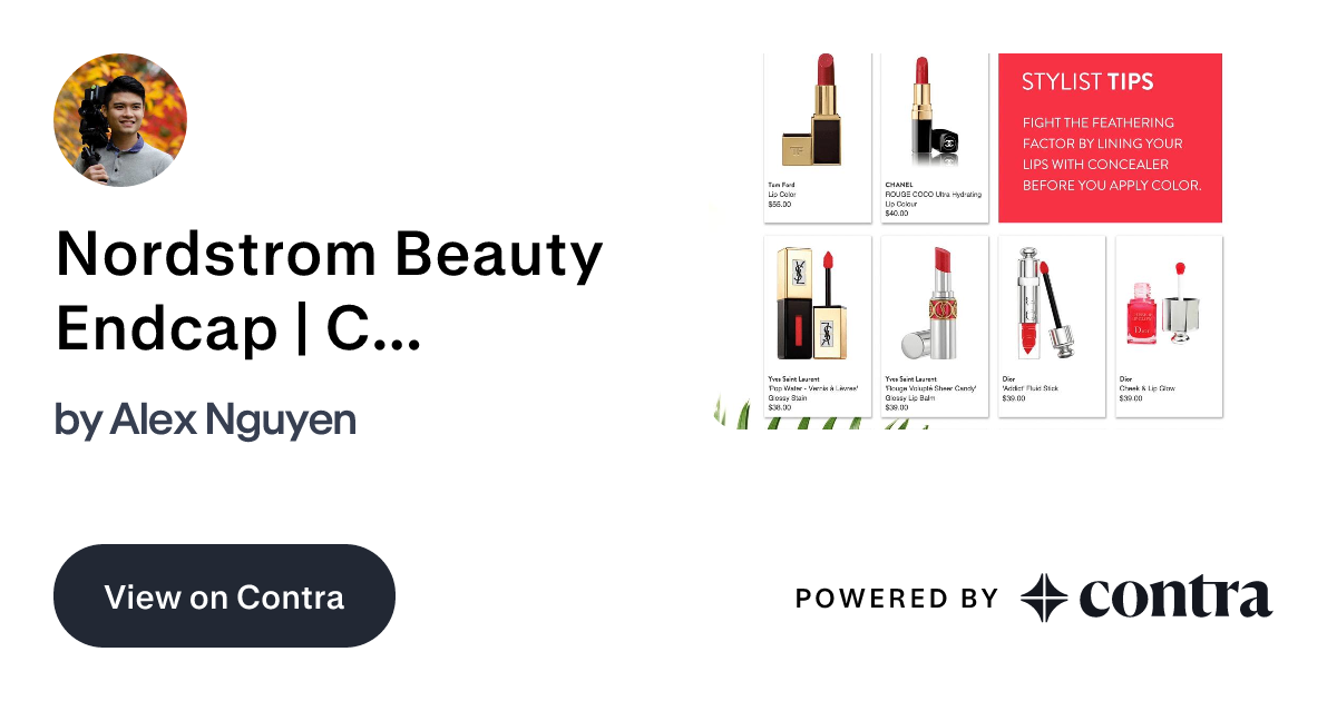 Nordstrom Beauty Endcap | Custom Animation for Digital Signage by Alex ...