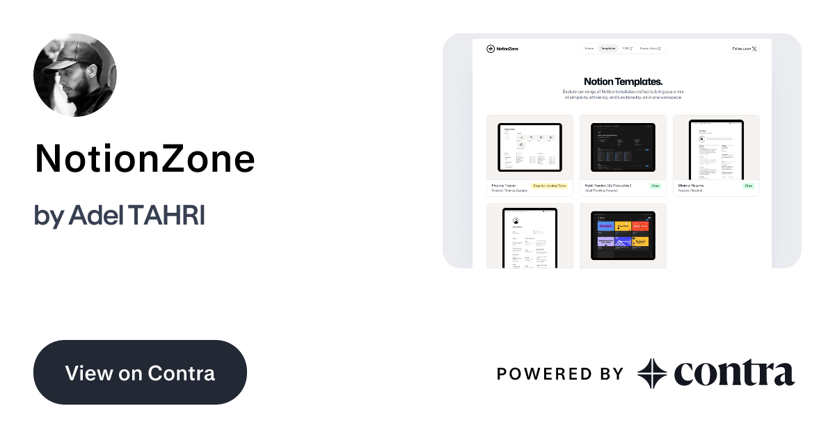 NotionZone by Adel TAHRI