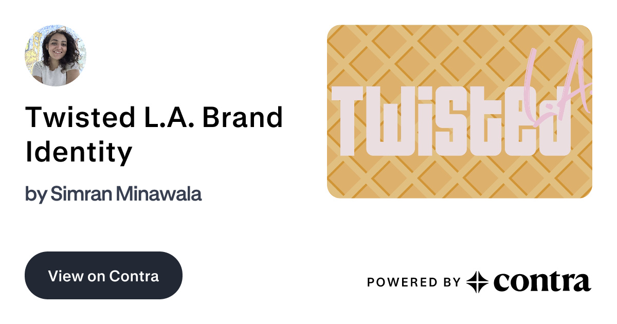 Twisted L.A. Brand Identity by Simran Minawala