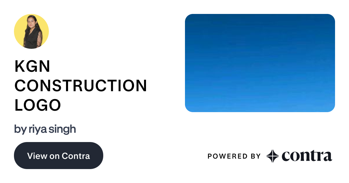 KGN CONSTRUCTION LOGO by riya singh