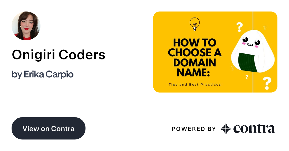 Onigiri Coders by Erika Carpio