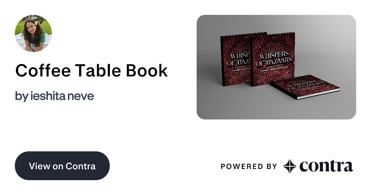 Coffee Table Book by ieshita neve