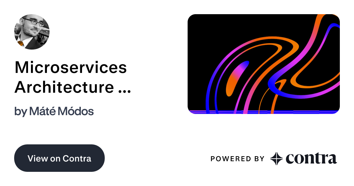 Microservices Architecture for SaaS Platform by Máté Módos
