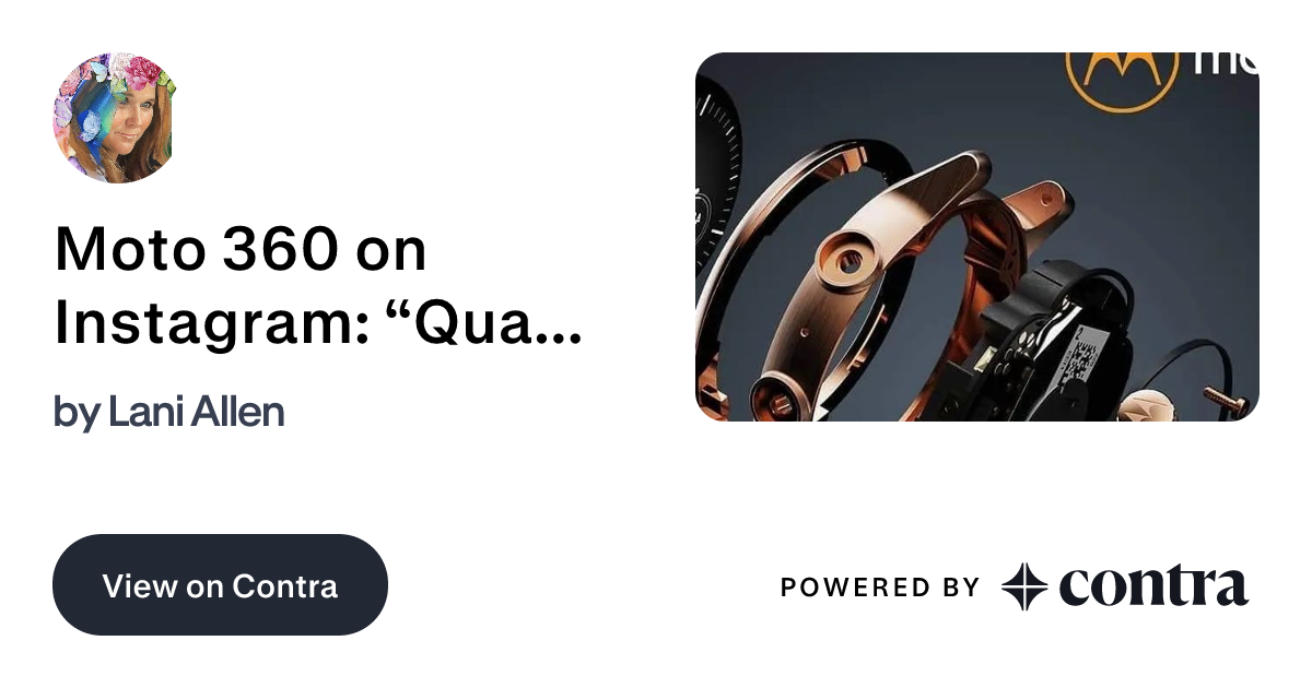 Moto 360 on Instagram: “Quality. First Class. Connection. It’s … by ...