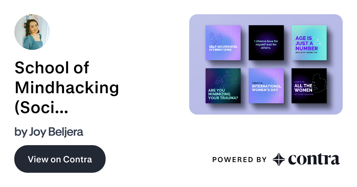 School of Mindhacking (Social Media Branding, Design & Content) by Joy ...