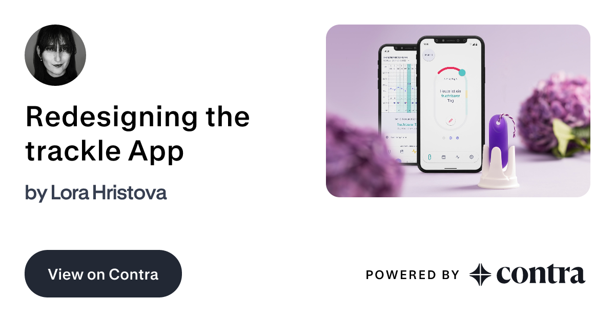 Redesigning the trackle App by Lora Hristova