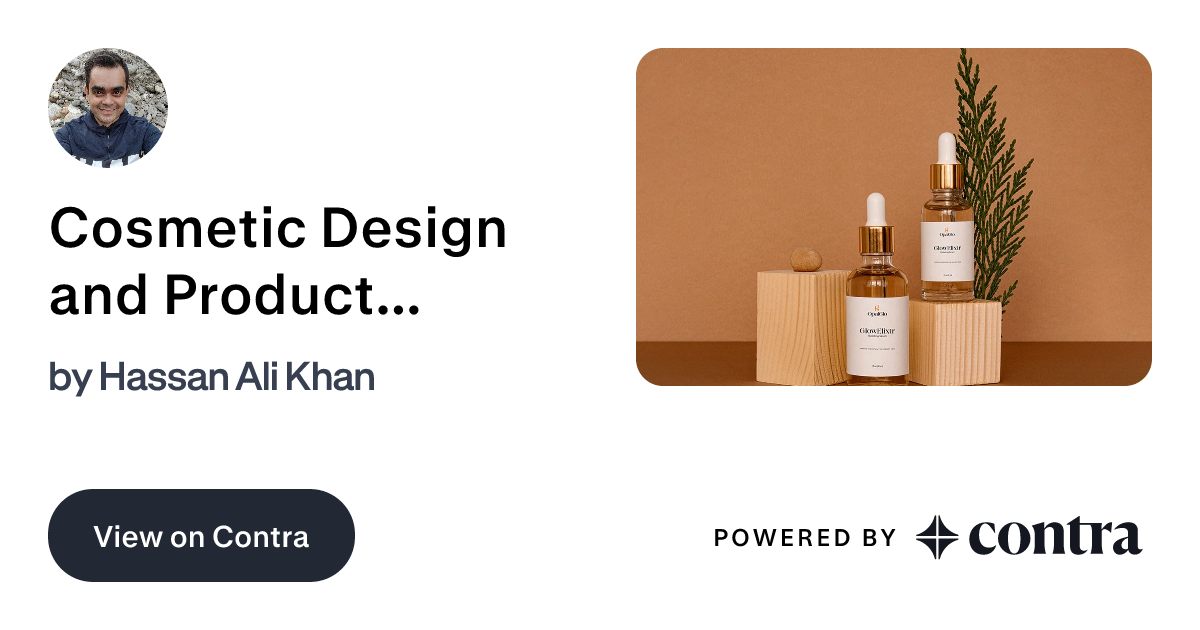 Cosmetic Design and Product Packaging Design. by Hassan Ali Khan