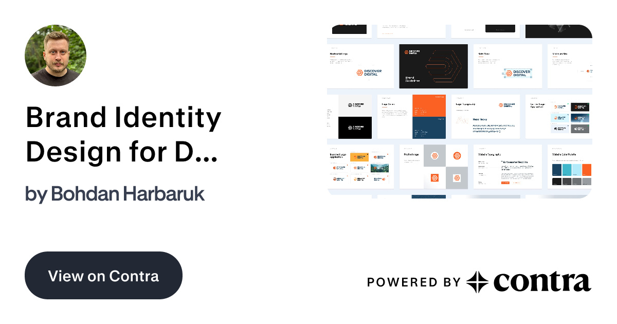 Brand Identity Design for Discover Digital by Bohdan Harbaruk