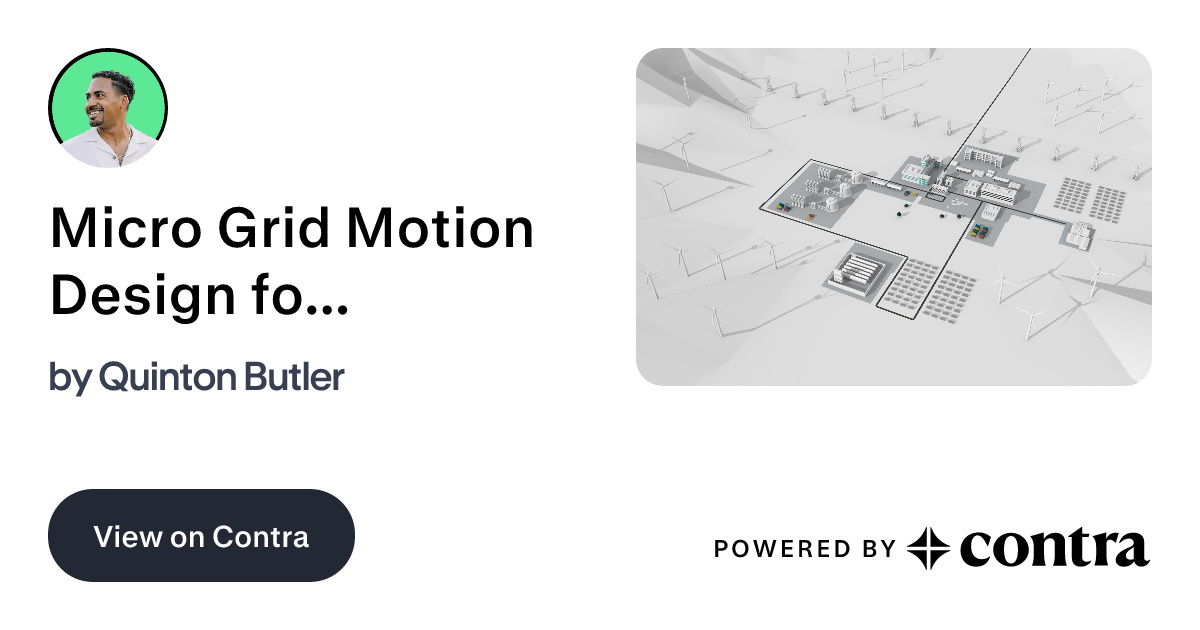 Micro Grid Motion Design for Landing Page by Quinton Butler