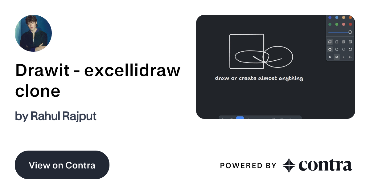 Drawit - excellidraw clone by Rahul Rajput