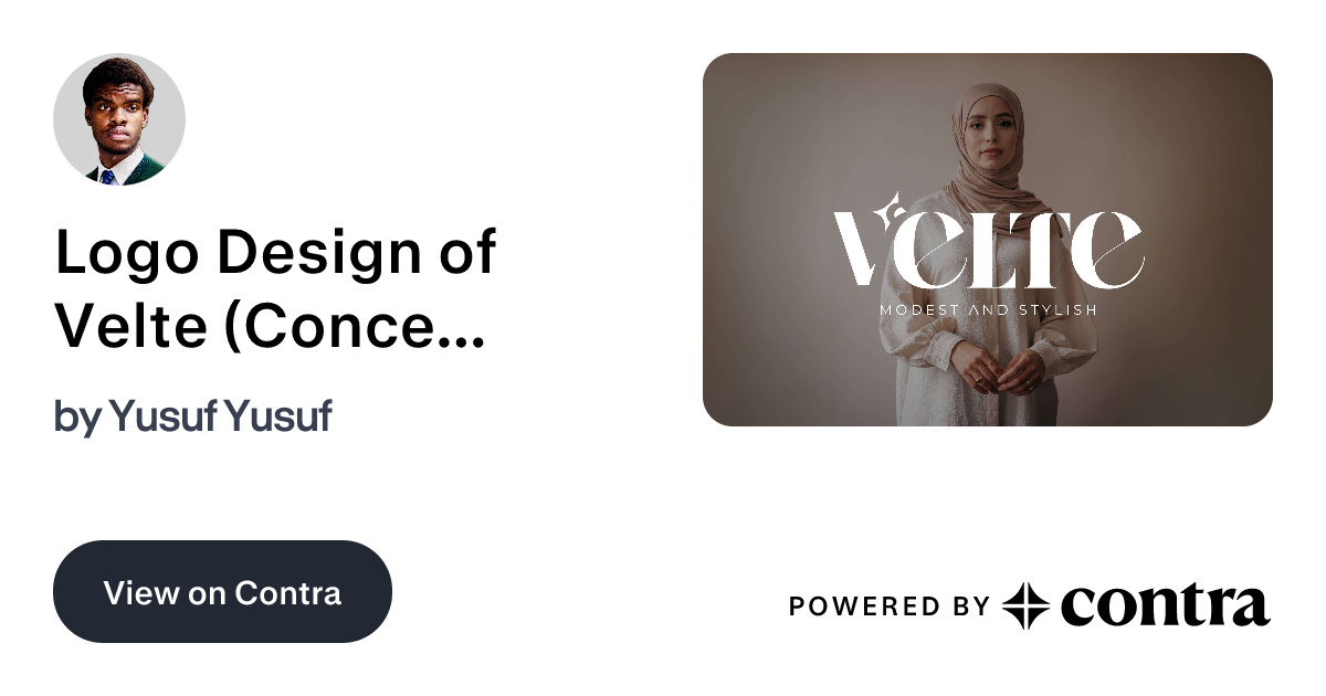 Logo Design of Velte (Concept Design) by Yusuf Yusuf