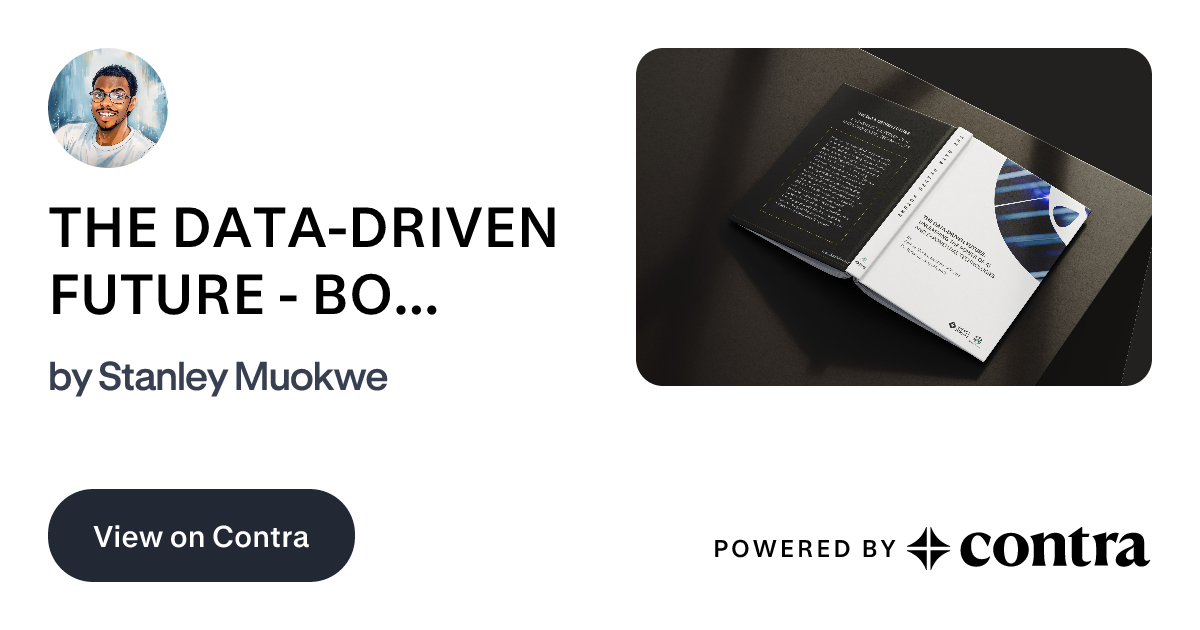 THE DATA-DRIVEN FUTURE - BOOK COVER DESIGN by Chukwuebuka Muokwe