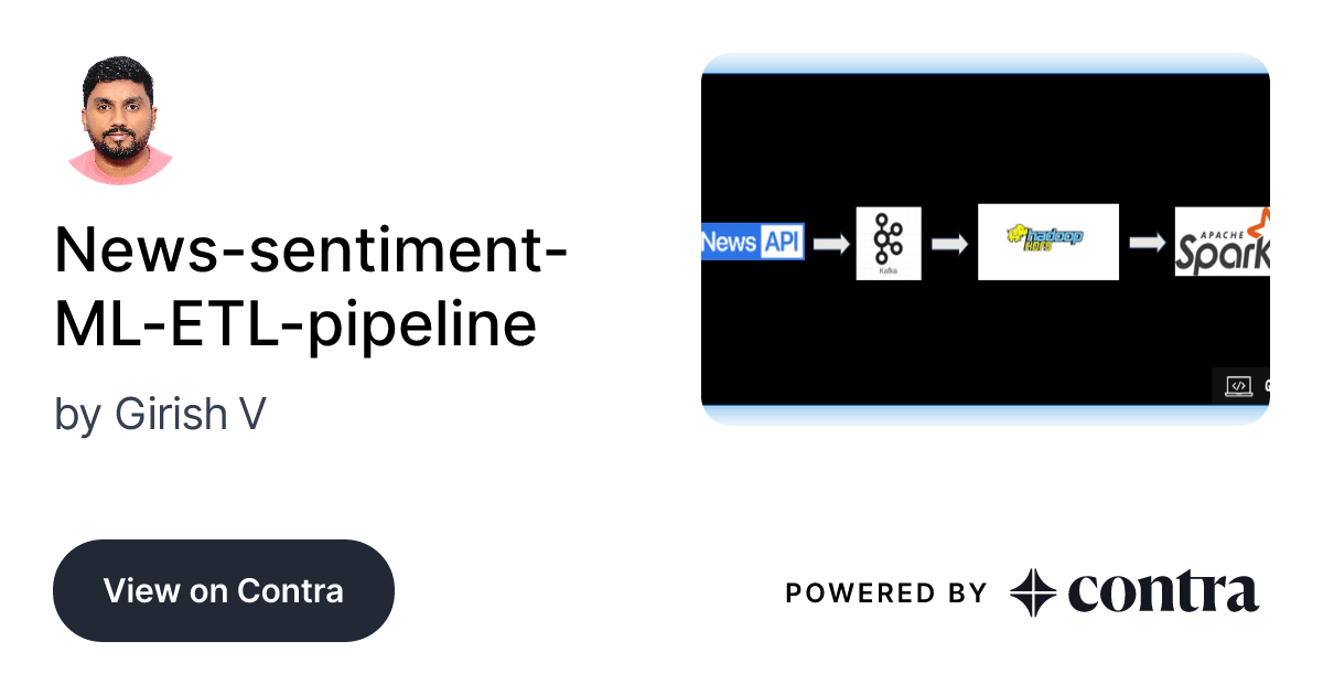 News Sentiment Ml Etl Pipeline By Girish V 